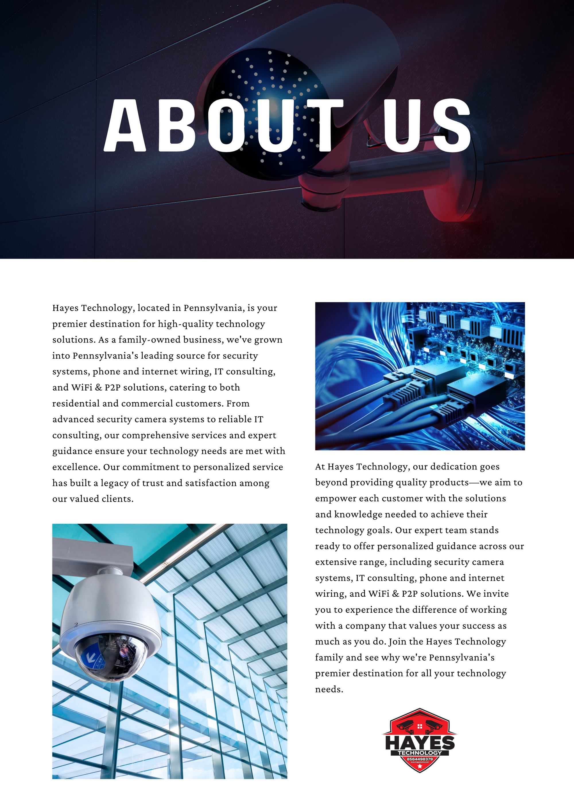About Hayes Technology - IT Solutions for Pennsylvania Businesses